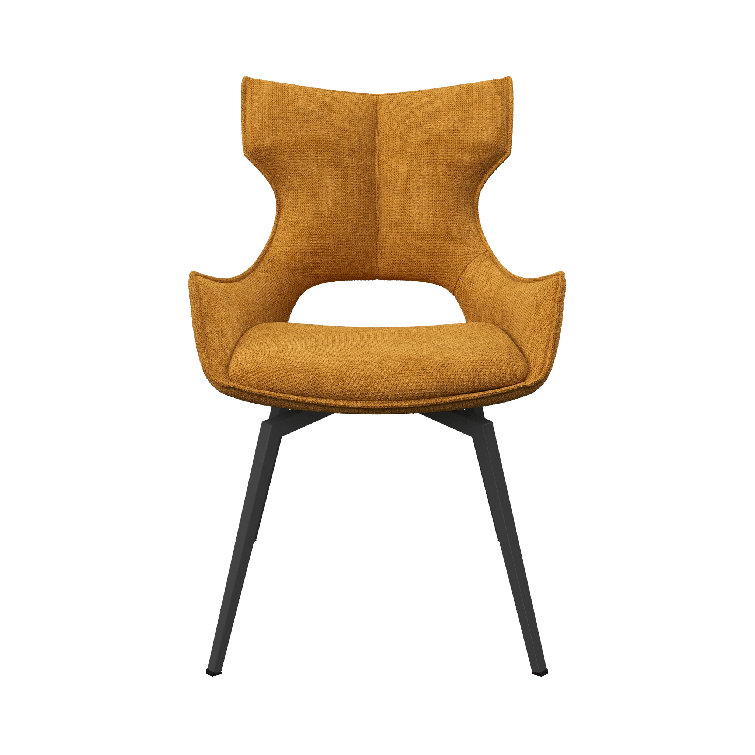 George Oliver Deloney Fabric Swivel Dining Chair | Wayfair.co.uk